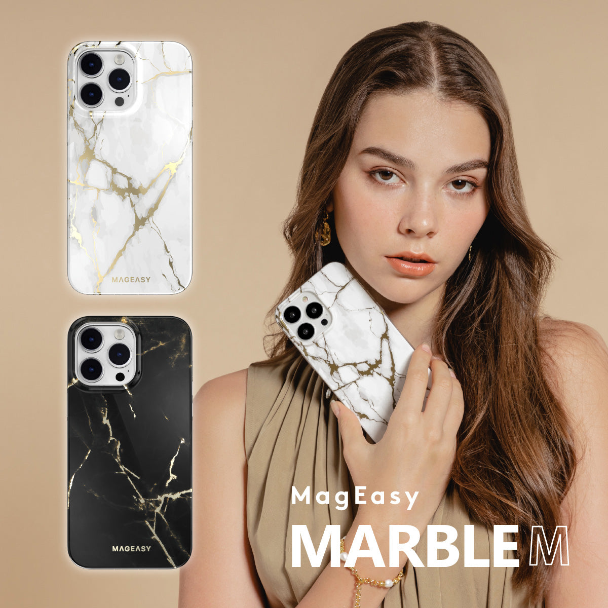 Marble M iPhone14 Pro Max PC×TPU ハイブリッドケース – MAGEASY Japan