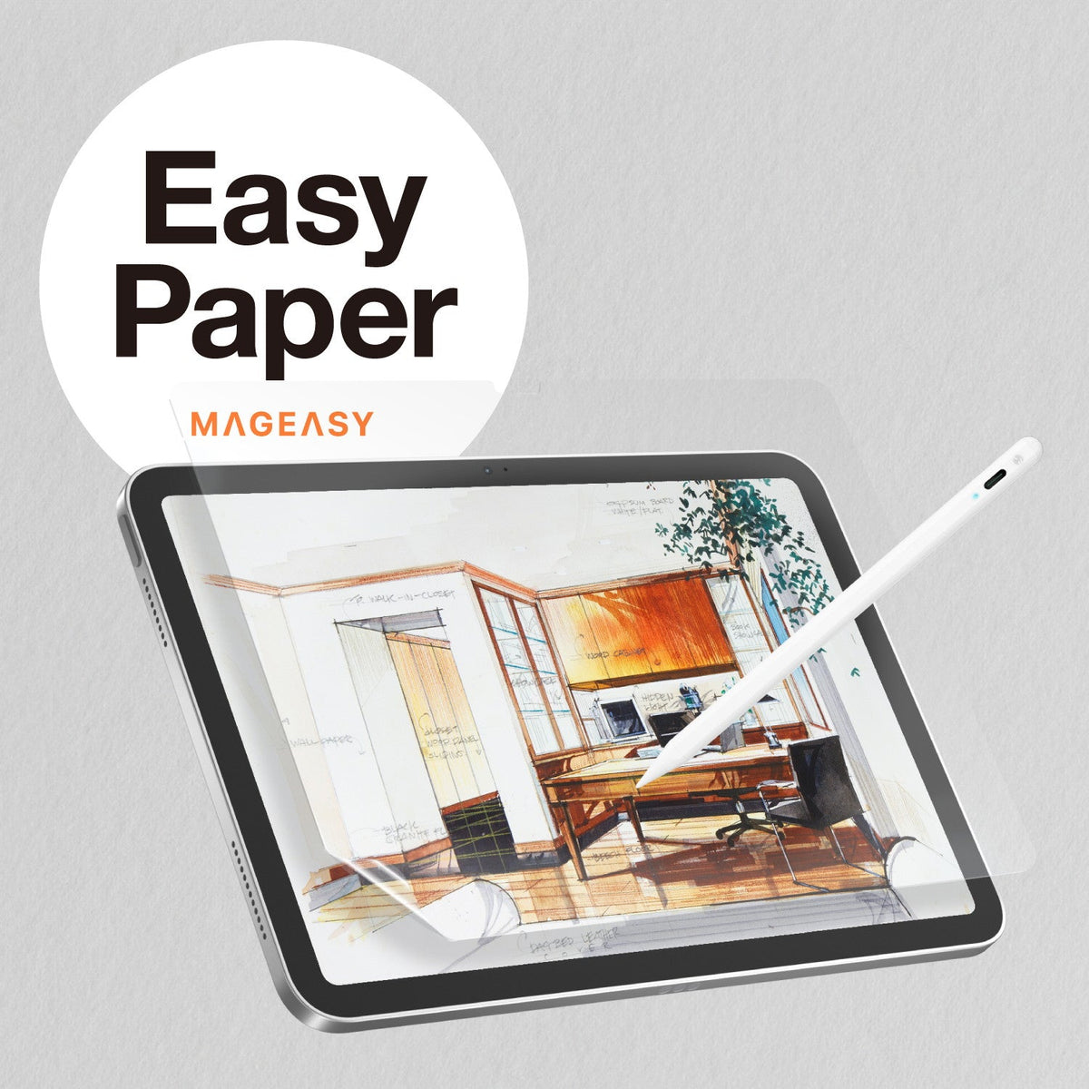 EasyPaper iPad 10.9 (2022) / iPad 11 (2025A16) 液晶保護フィルム – MAGEASY Japan