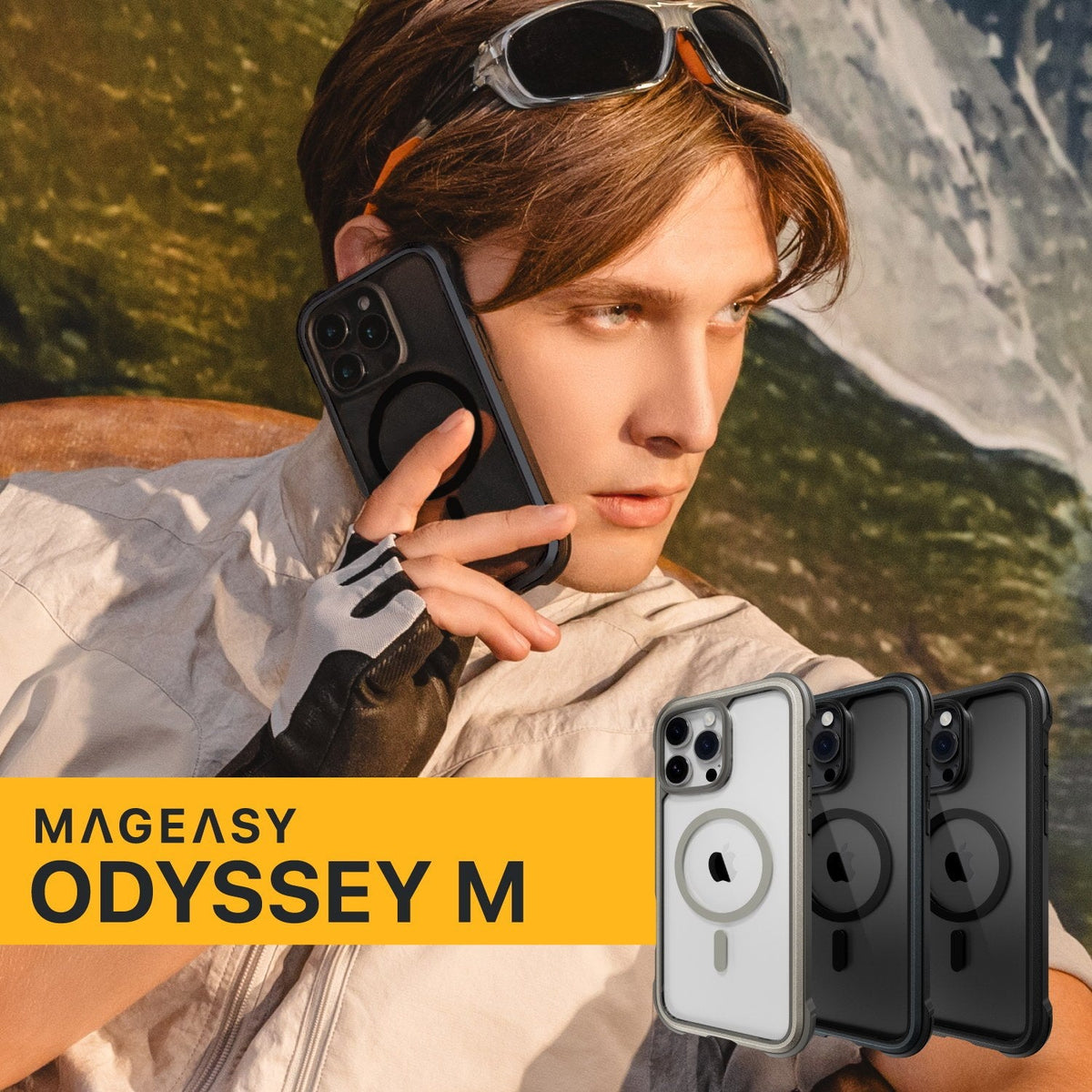 Odyssey M iPhone16 Pro PC×TPU ハイブリッドケース – MAGEASY Japan